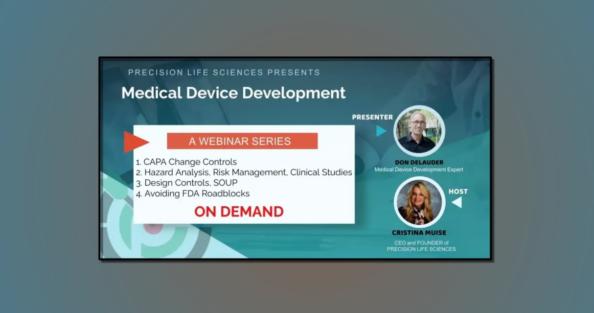 Medical Device Development: A Webinar Series